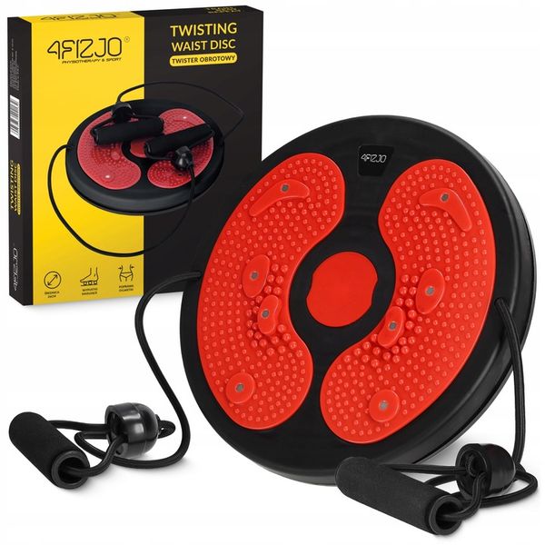 TWISTER OBROTOWY DO ĆWICZEŃ Z LINKAMI PLATFORMA Z WYPUSTKAMI MASAŻER ...
