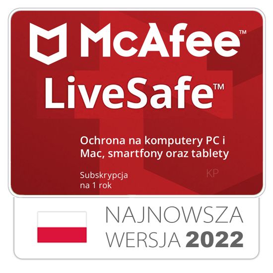 McAfee Live Safe 1 stanowisko / 3 lata - Arena.pl