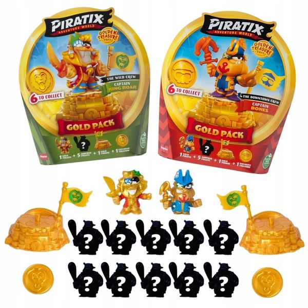 Kup PIRATIX GOLD PACK x2 figurki 12szt. MAGIC BOX seria 2 Golden ...