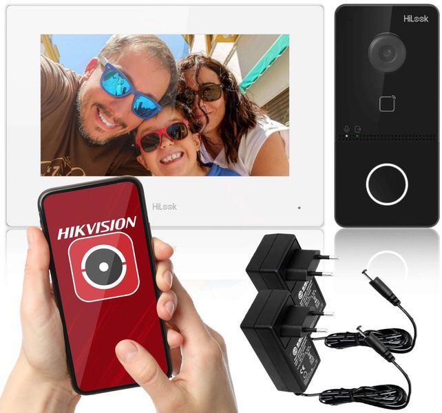 Zestaw wideodomofonowy IP Hilook by hikvision IP-VIS-SLIM-W - Arena.pl