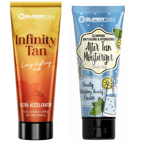 Supertan Infinity Tan + After Tan Po Opalaniu Gratis - Arena.pl