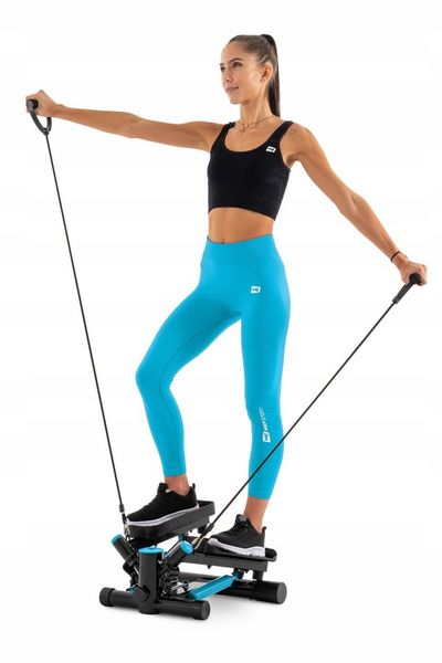 Stepper treningowy skrętny do ćwiczeń z linkami i licznikiem step ...