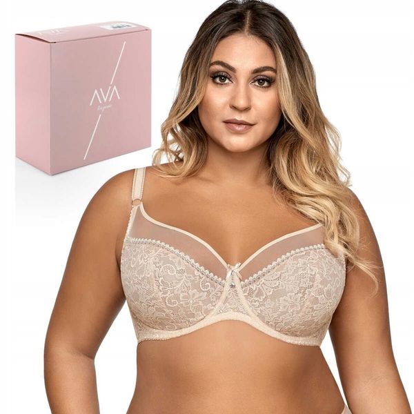 AVA Biustonosz 1396 miękki Crystal beżowy plus 90G - Arena.pl