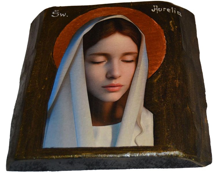Ikona Święta Aurelia patronka rolników i rybaków - Arena.pl