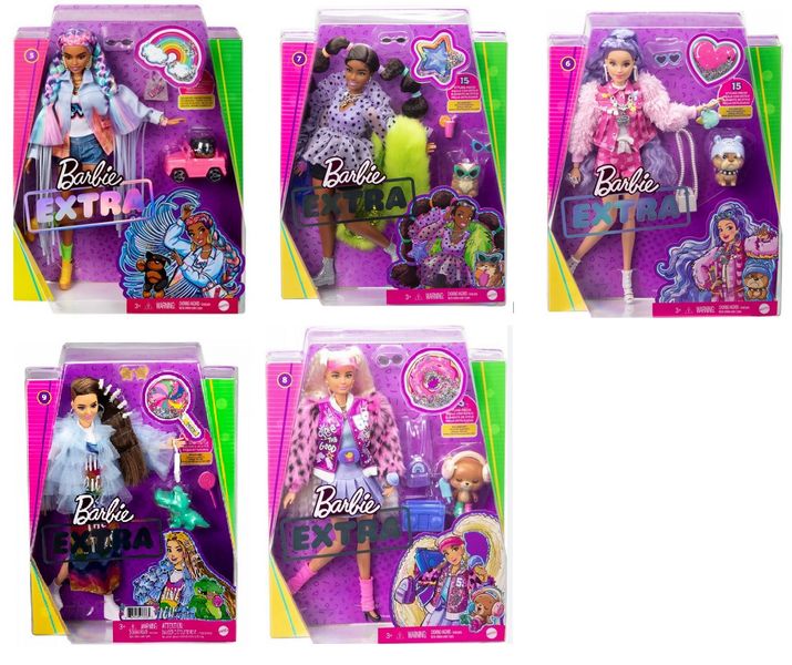 LALKA BARBIE EXTRA MODNA LALKA+AKC GRN27 8473 - Arena.pl