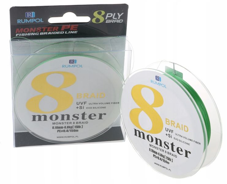PLECIONKA 150 300m MONSTER 8 BRAID 0,10mm 520198 - Arena.pl