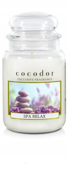 DUŻA ŚWIECA ZAPACHOWA 550G SPA RELAX COCODOR - Arena.pl
