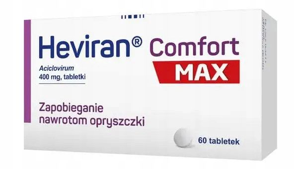 Heviran Comfort Max 400 mg 60 tabletek - Arena.pl