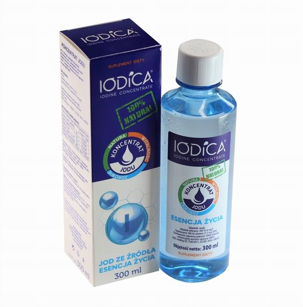 Kup IODICA, NATURALNY JOD Koncentrat z MINERAŁAMI, 300 ml | JOD 100% ...