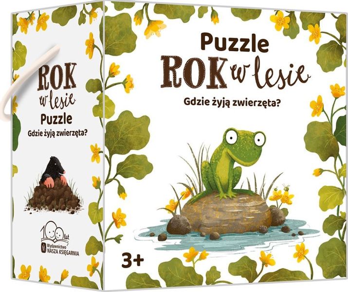 Puzzle Rok w lesie. Gdzie żyją zwierzęta - Arena.pl