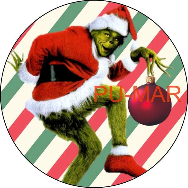 Kup Opłatek na tort GRINCH Świąt Nie Będzie Postać Boże Narodzenie ...
