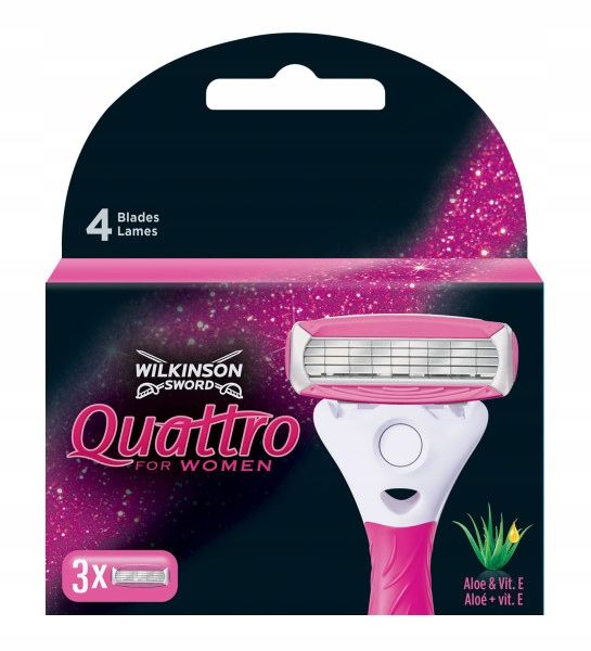 Kup Wilkinson Quattro for Women wkłady do golenia, 3 na arena.pl i ...