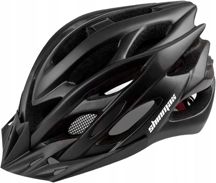 Kask rowerowy Shinmax HT-10 r. M/L 57-62CM LAMPKA LED CZARNY - Arena.pl