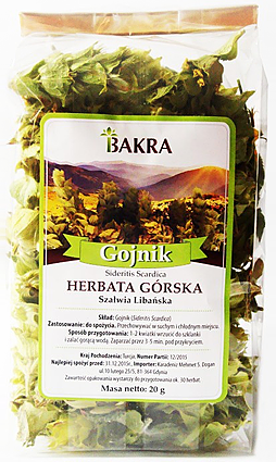 GOJNIK - HERBATA GÓRSKA 20g SZAŁWIA LIBAŃSKA - SAME KWIATY - Arena.pl