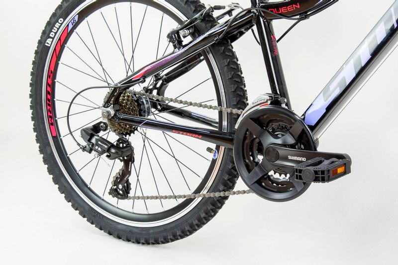 Rower Storm MTB 24" QUEEN 13" /rama aluminiowa/ czarno-fioletowy 13 ...