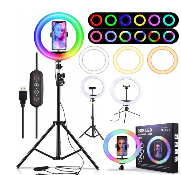 LAMPA PIERŚCIENIOWA LED RING ZDJĘĆ SELFIE TIK TOK - Arena.pl
