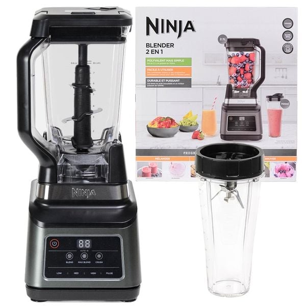 Blender kielichowy NINJA BN750EU 1200W 2,1L 2w1 Auto-iQ +BIDON - Arena.pl