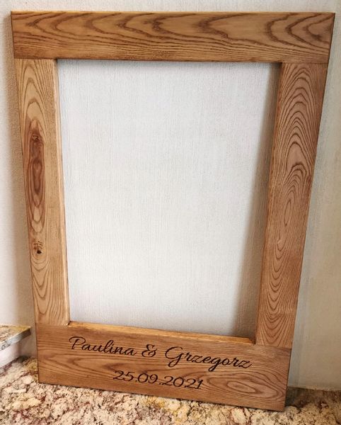 Rama ramka do obrazu lustra zdjęć z drewna 100cm - Arena.pl