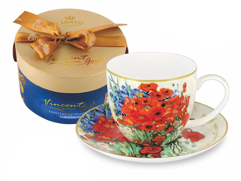 Filiżanka Van Gogh Maki i Stokrotki 250 ml CARMANI - Arena.pl