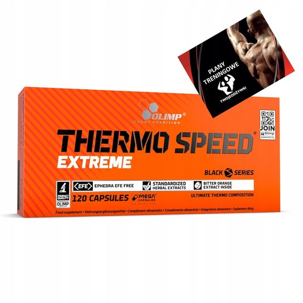OLIMP SPALACZ Thermo Speed Extreme 120 REDUKCJA TERMOGENIK WITAMINY ...