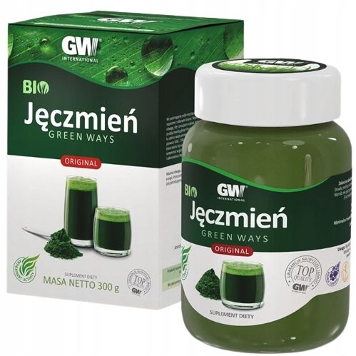 Kup GreenWays BIO JĘCZMIEŃ 300g Sproszkowany sok z Liści Młodego ...