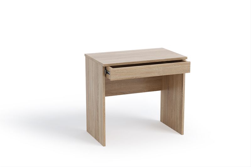 biurko 80 cm komputerowe toaletka młodzieżowe dąb sonoma - Arena.pl