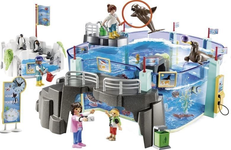 Zestaw Z Figurkami Family Fun 70537 Mega Set - Oceanarium Playmobil ...