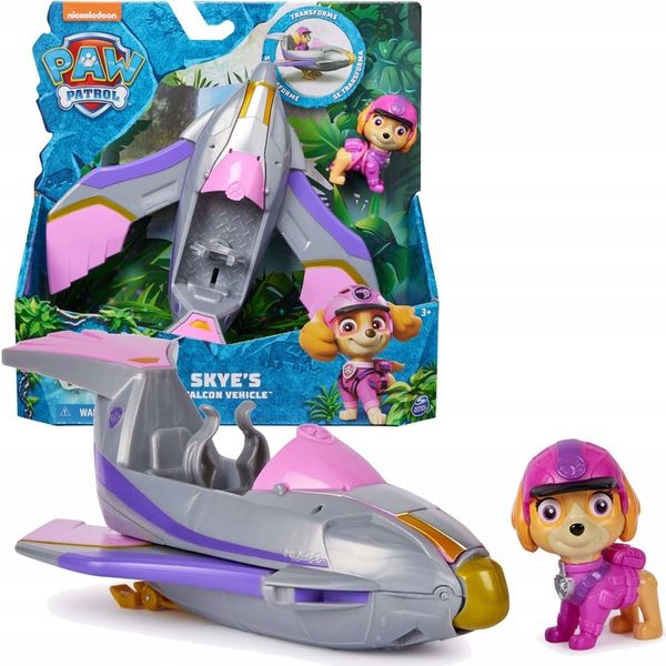 Kup PSI PATROL POJAZD Z DŻUNGLI JUNGLE SKYE + FIGURKA RÓŻOWA na arena ...