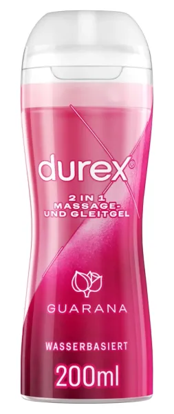 durex play 2in1 guarana żel do masażu i smar 200ml ekologiczny - Arena.pl