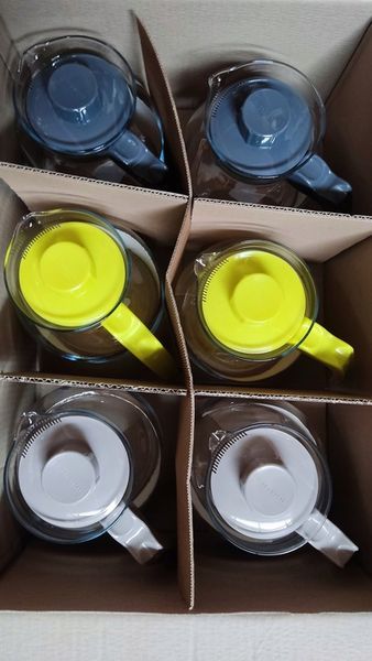 Kup Termisil szklany dzbanek żaroodporny do kawy i herbaty 1,85L mix ...