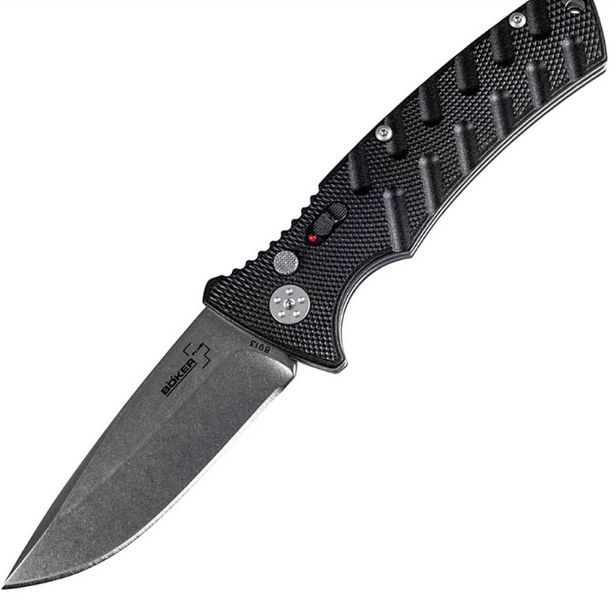 Kup Nóż sprężynowy Boker Plus Strike Spearpoint Black 01BO400 na arena ...