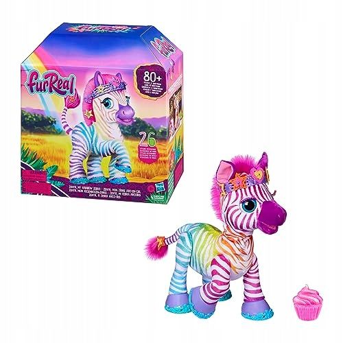 Furreal Interaktywna Maskotka Moja Tęczowa Zebra Zenya Hasbro f6373 ...