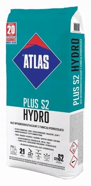Kup Klej ATLAS PLUS S2 HYDRO do glazury Atlas 15 kg na arena.pl i ciesz ...