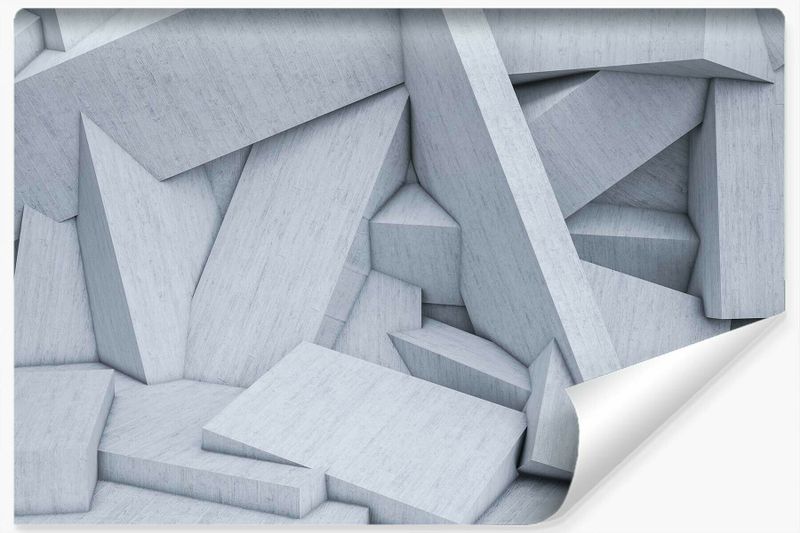 Kup Fototapeta Do Salonu Nowoczesna ABSTRAKCJA Beton Efekt 3D 360cm x ...