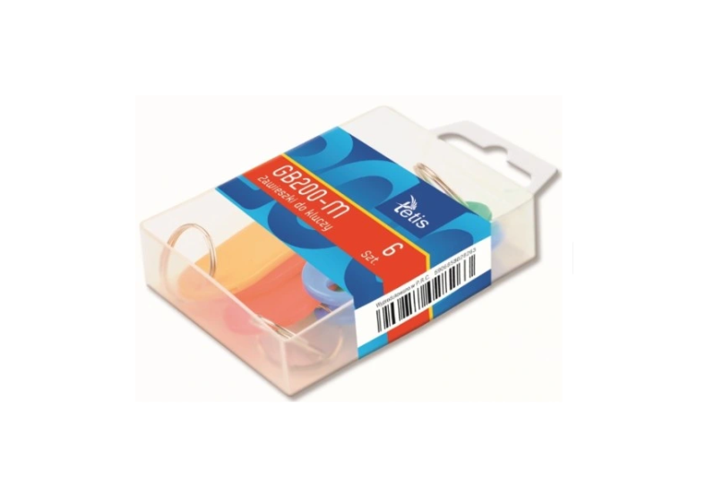 Zawieszki do kluczy kol.mix.6szt. - Arena.pl