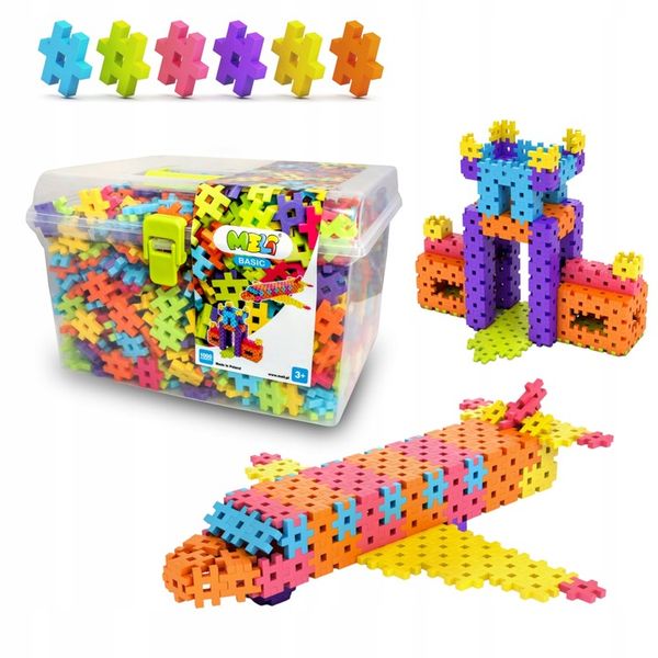 Kup KLOCKI KONSTRUKCYJNE WAFLE MELI BASIC TRAVEL BOX 1000 EL PUZZLE 3D ...