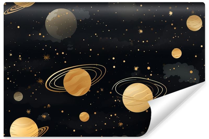 Fototapeta Młodzieżowa PLANETY Kosmos Gwiazdy Galaktyka 300cm x 210cm - Arena.pl