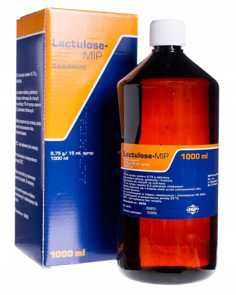 Kup Lactulose-MIP, syrop, 9,75g/15ml, 1000ml przeczyszczający układ ...
