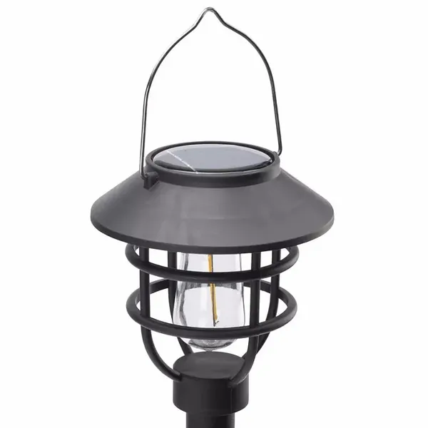 Lampa ogrodowa solarna w stylu retro wbijana lub wisząca 37,5 Ø10 cm - Arena.pl