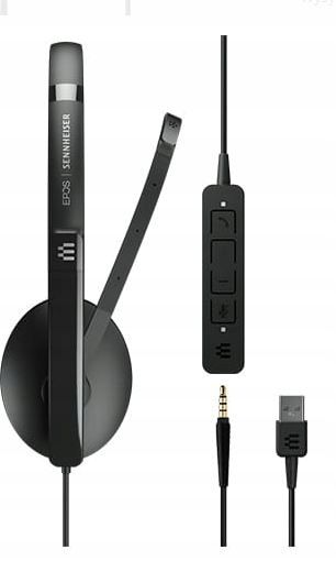 EPOS ADAPT 165T II Jack / USB A / Stereo / Pilot - Arena.pl