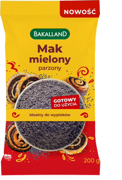 Bakalland Mak niebieski parzony mielony 200 g - Arena.pl