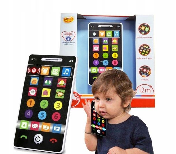 Kup Smartfon Telefon Zabawka dla Dzieci Interaktywny Dotykowy Mówi ...