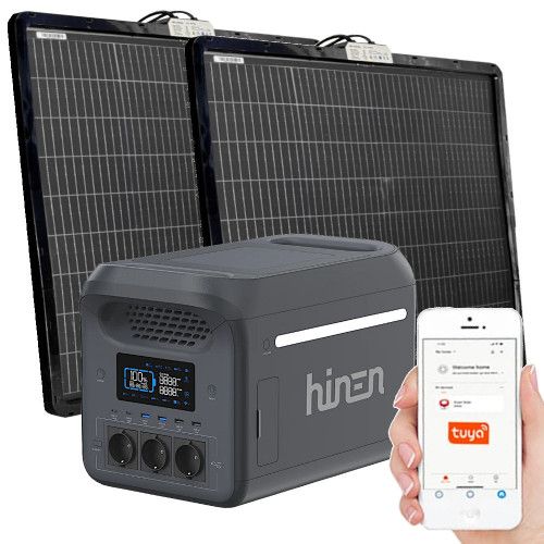Kup STACJA ZASILANIA HINEN TUYA LIFEPO4 3000W Z PANELEM 200W na arena ...