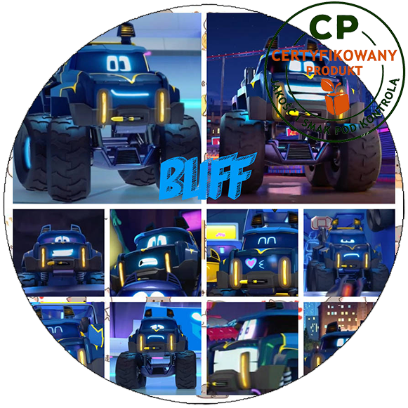 Opłatek na tort Batwheels - Arena.pl