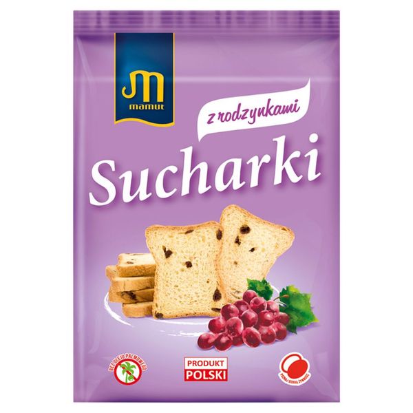 Kup Mamut Sucharki z rodzynkami 235 g na arena.pl i ciesz się niską ceną