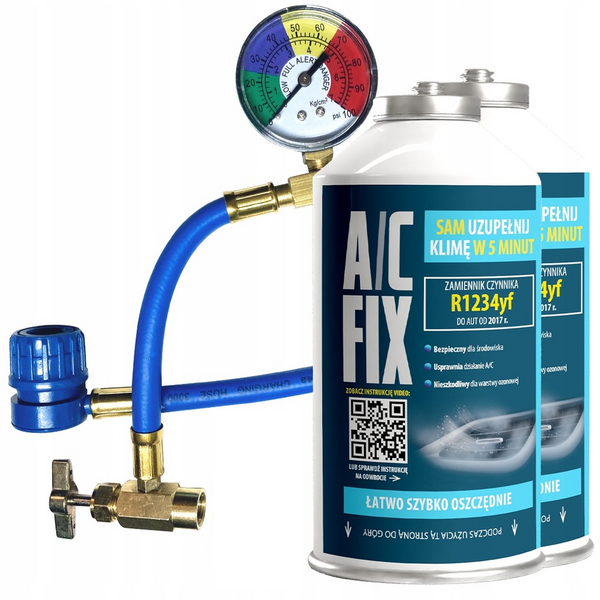 A/C FIX ZESTAW 2X GAZ DO KLIMATYZACJI R1234YF - archiwum Arena.pl
