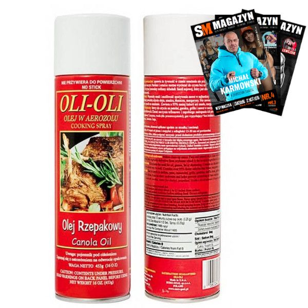OLI-OLI OLEJ RZEPAKOWY DO SMAŻENIA PAM 453G 0 KCAL - Arena.pl