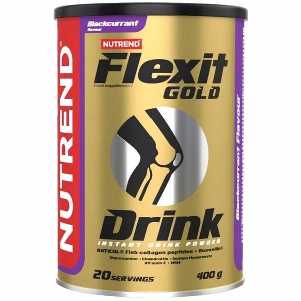 Flexit Gold drink Nutrend 400g stawy Kolagen MSM kości GLUKOZAMINA ...