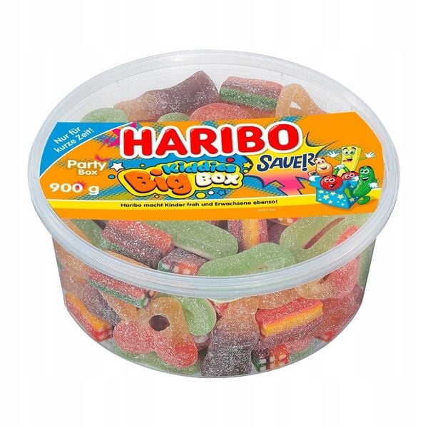 Kup Haribo Żelki Sauer Kwaśne Mix Big Box Kiddies Party z Niemiec 900g ...