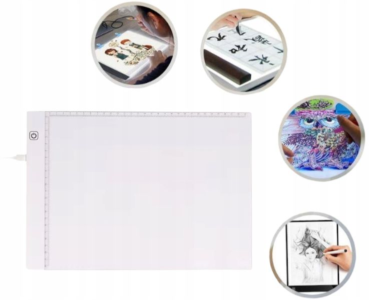 TABLET GRAFICZNY DESKA KREŚLARSKA DO RYSOWANIA LED - Arena.pl